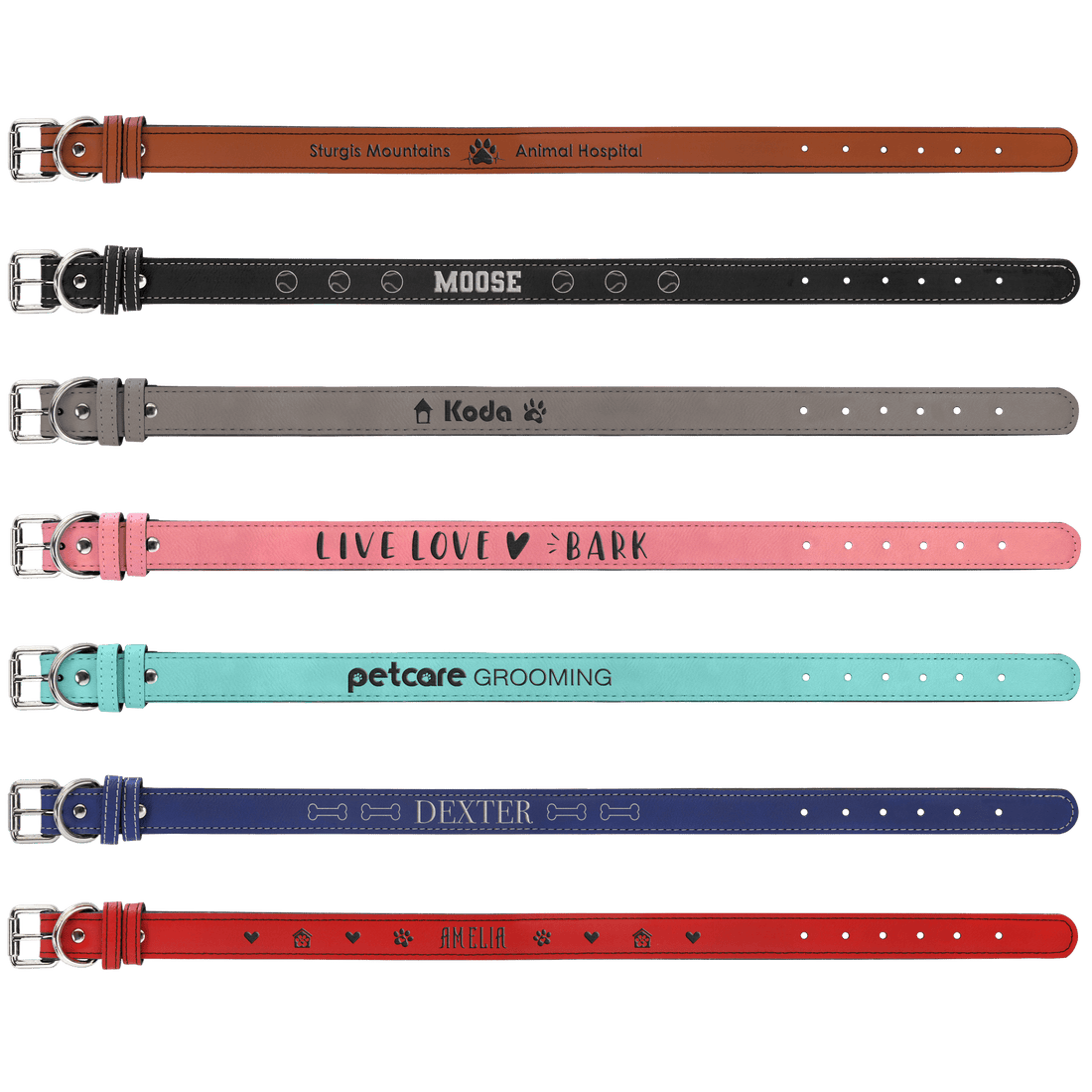 Customizable Dog Collars – Garage Girls Design Studio